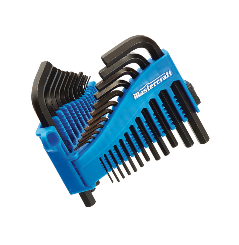 Mastercraft SAE/Metric Short Hex Key Set/Allen Wrench Set, Rust ...