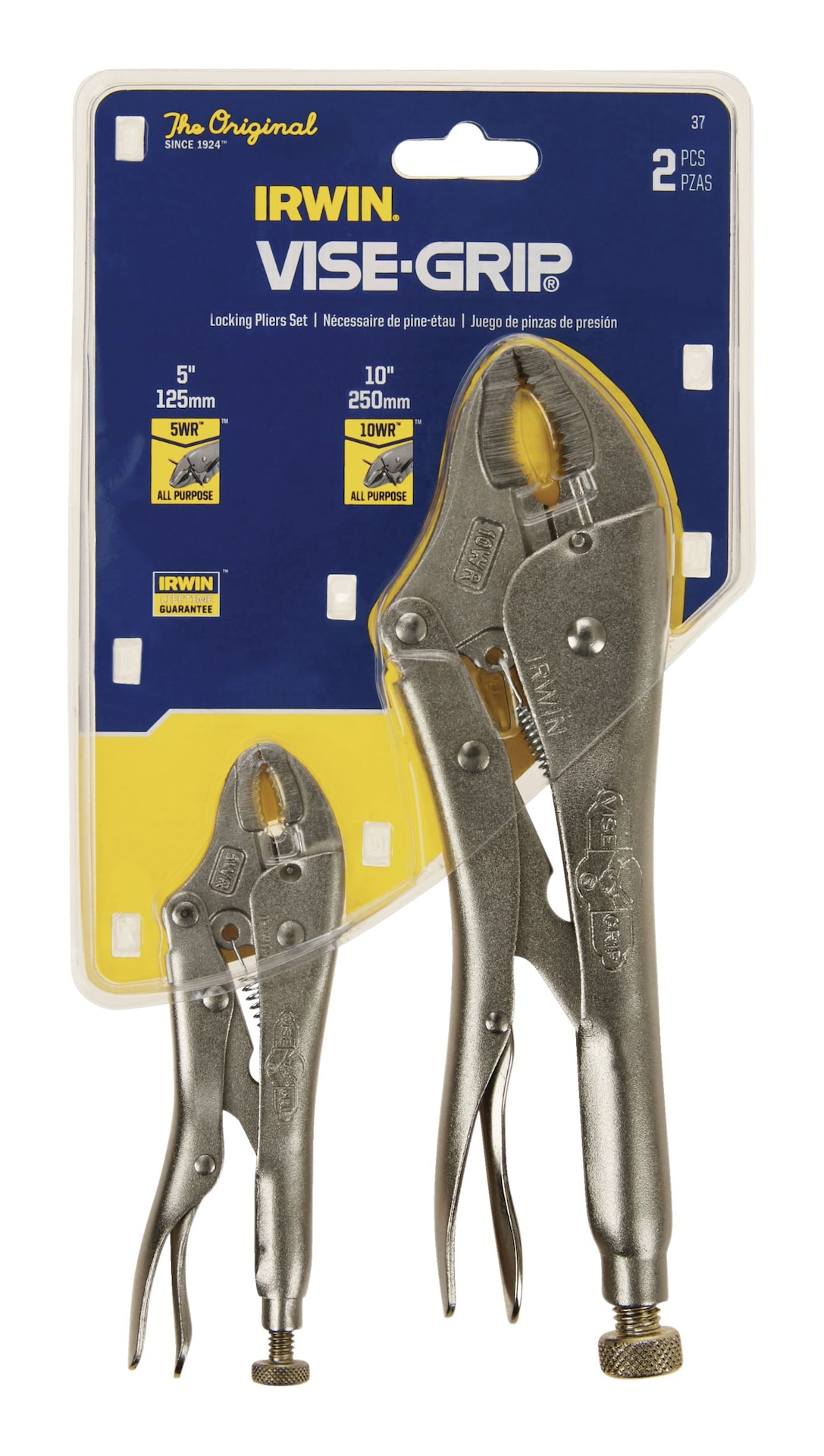 IRWIN 37 The Original Vise-Grip Locking Plier Set 10WR & 5WR, 2-pc ...