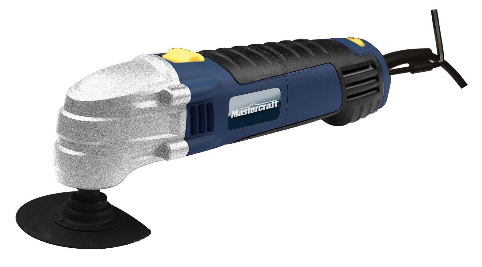 Mastercraft 2.5A Corded Oscillating Tool with 12 Accessories Canadian Tire