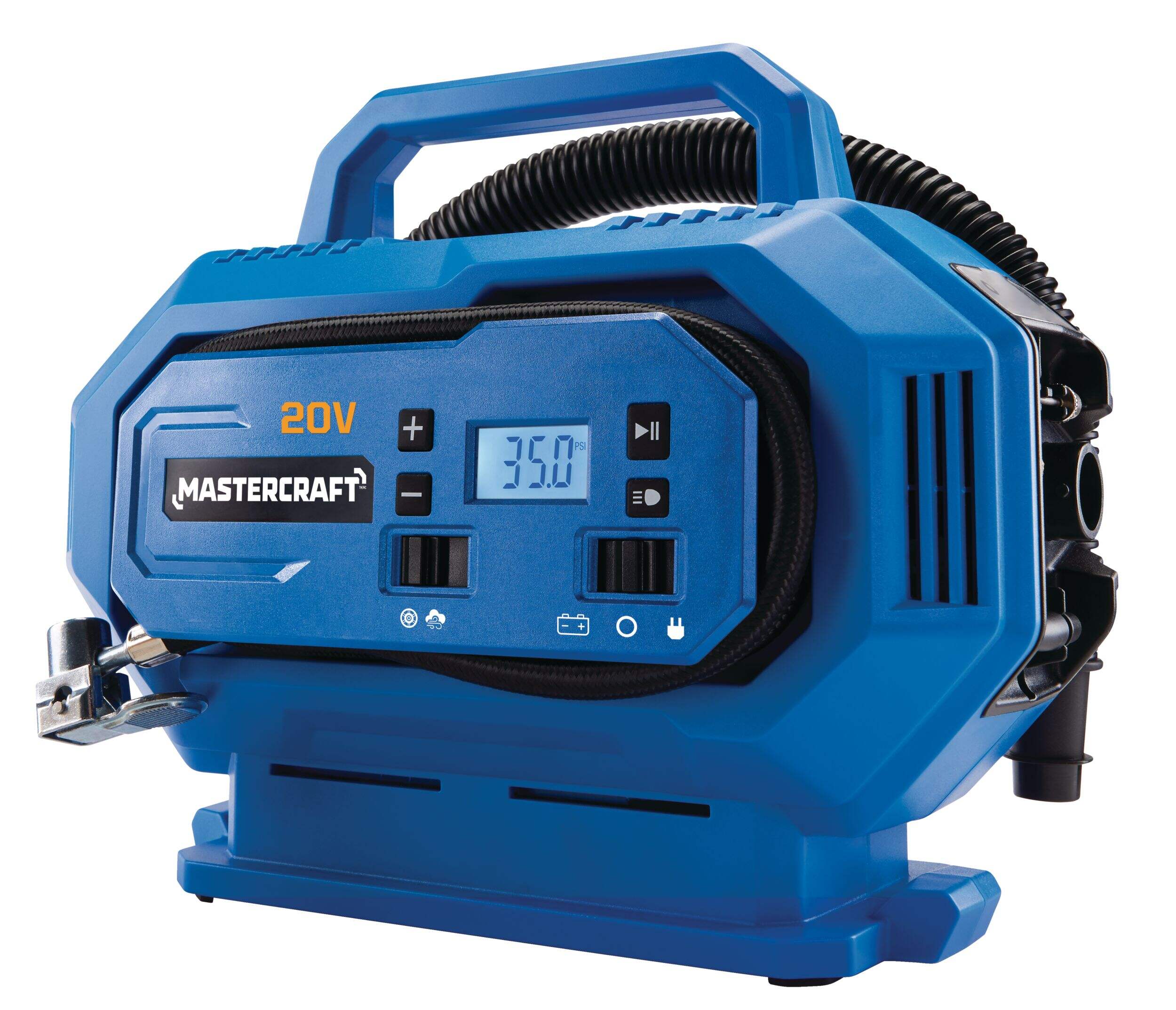 Mastercraft 20V Max Lithium-Ion Cordless Dual Function Air Inflator ...