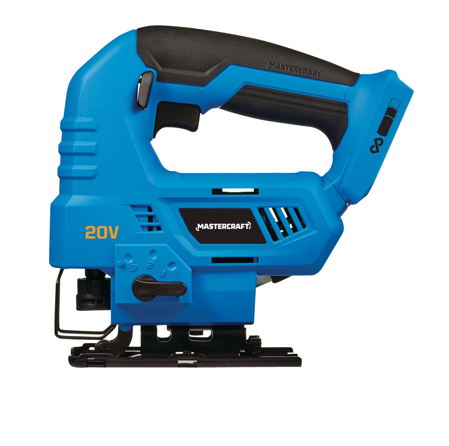 Mastercraft 20V Max Cordless T-Shank Variable Speed Cordless Jigsaw ...