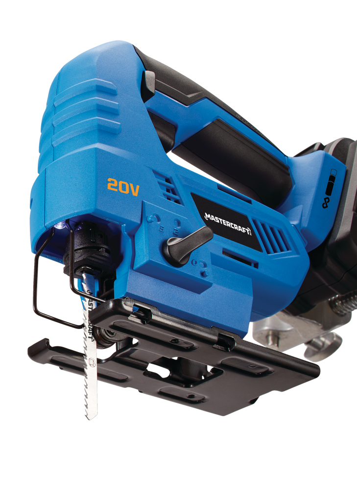 Mastercraft 20V Max Cordless T-Shank Variable Speed Cordless Jigsaw ...