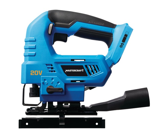 Mastercraft 20V Max Cordless T-Shank Variable Speed Cordless Jigsaw ...