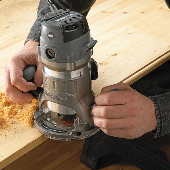 MAXIMUM Fixed Plunge Router Canadian Tire