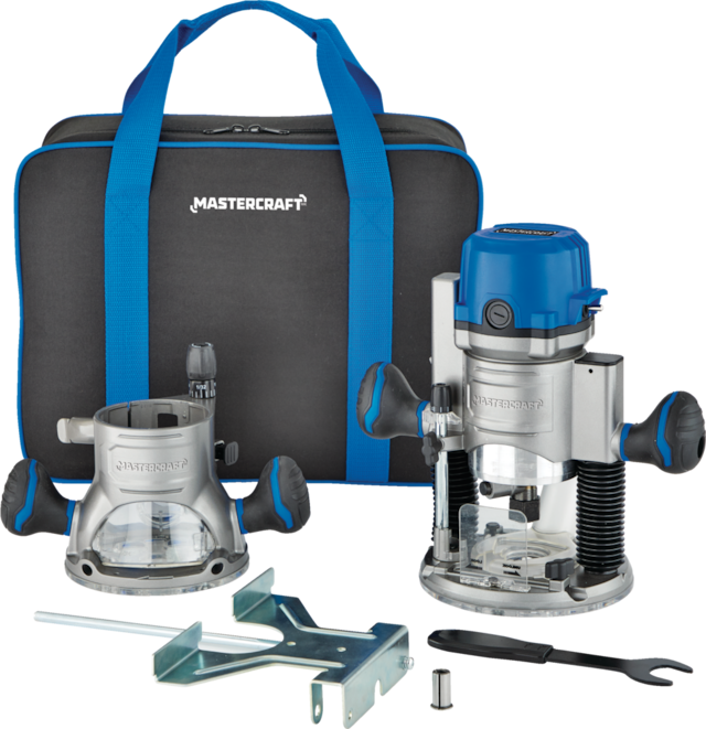 Toupie combinée à arbre plongeant et à base fixe 11 A Mastercraft, 2 HP ...