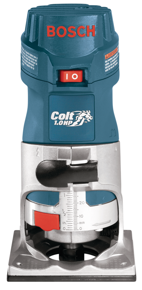 Bosch PR20EVS Colt™1 HP Single-Speed Corded Fixed Base Palm Router with ...