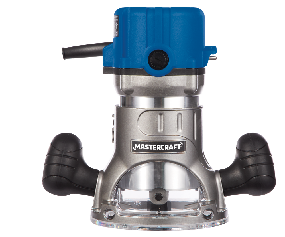 Mastercraft 9.5A Single Speed 1-3/4 HP Corded Fixed Base Router with ...