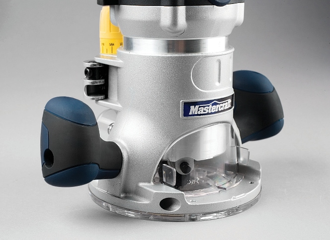 Mastercraft 9.5A Single Speed 1-3/4 HP Corded Fixed Base Router with ...