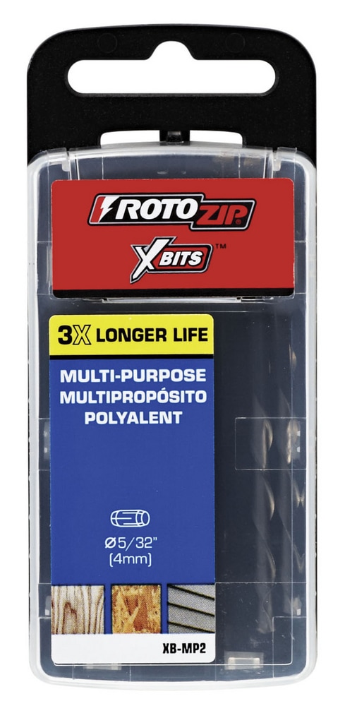 Rotozip XB-MP2 XBits Multi-Purpose Wood/Plastic Cutting Bits For Rotary ...