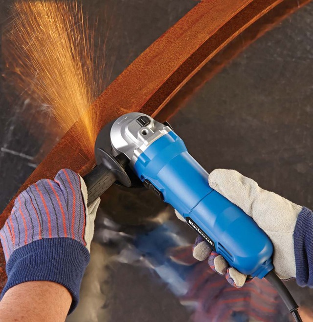 Mastercraft 6A Corded Single-Speed Angle Grinder with Bonus Cut-Off ...