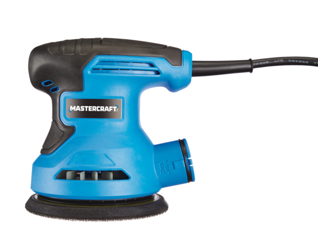 Mastercraft 2.6A Corded Random Orbital Sander with Dust Canister & 80 ...