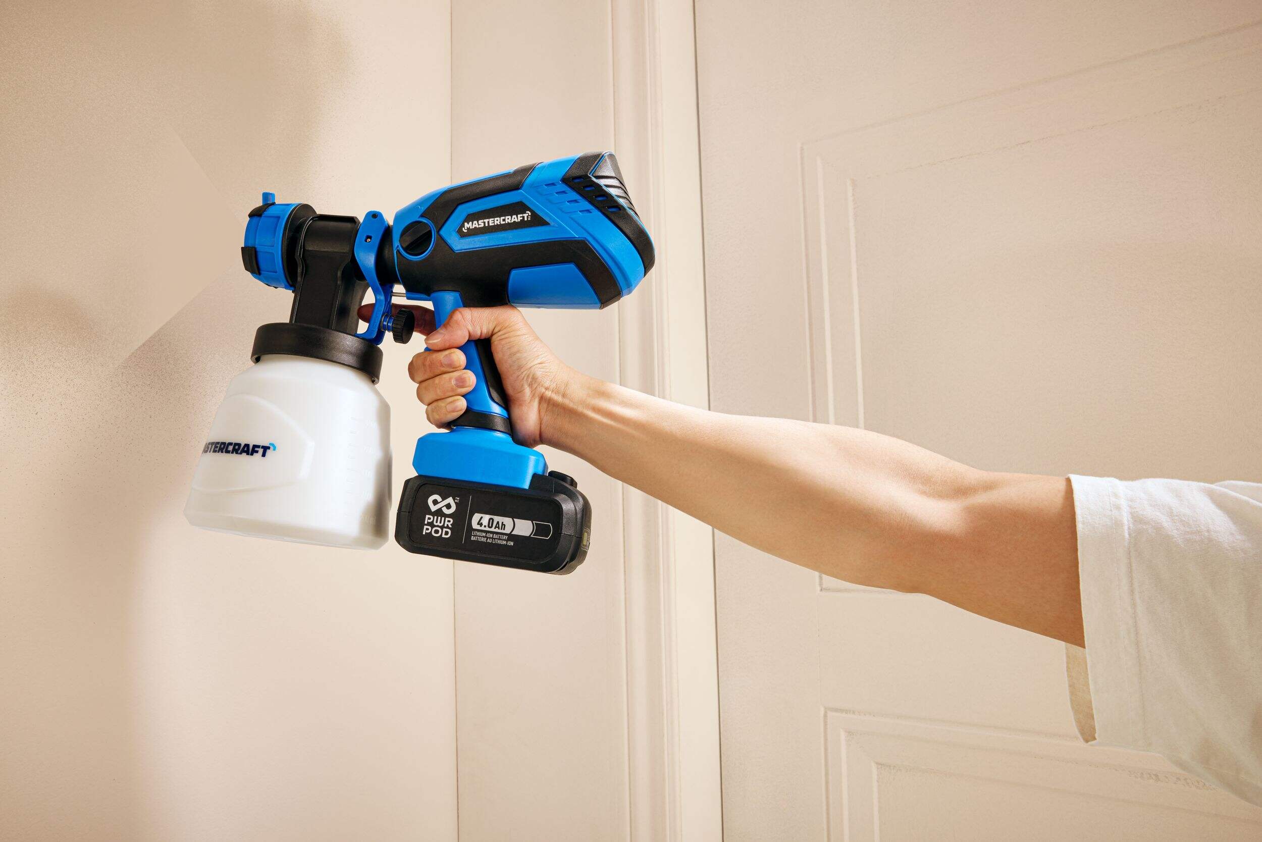 Mastercraft 20V Paint Sprayer w/ PWR POD 4.0 Ah Battery | Canadian Tire