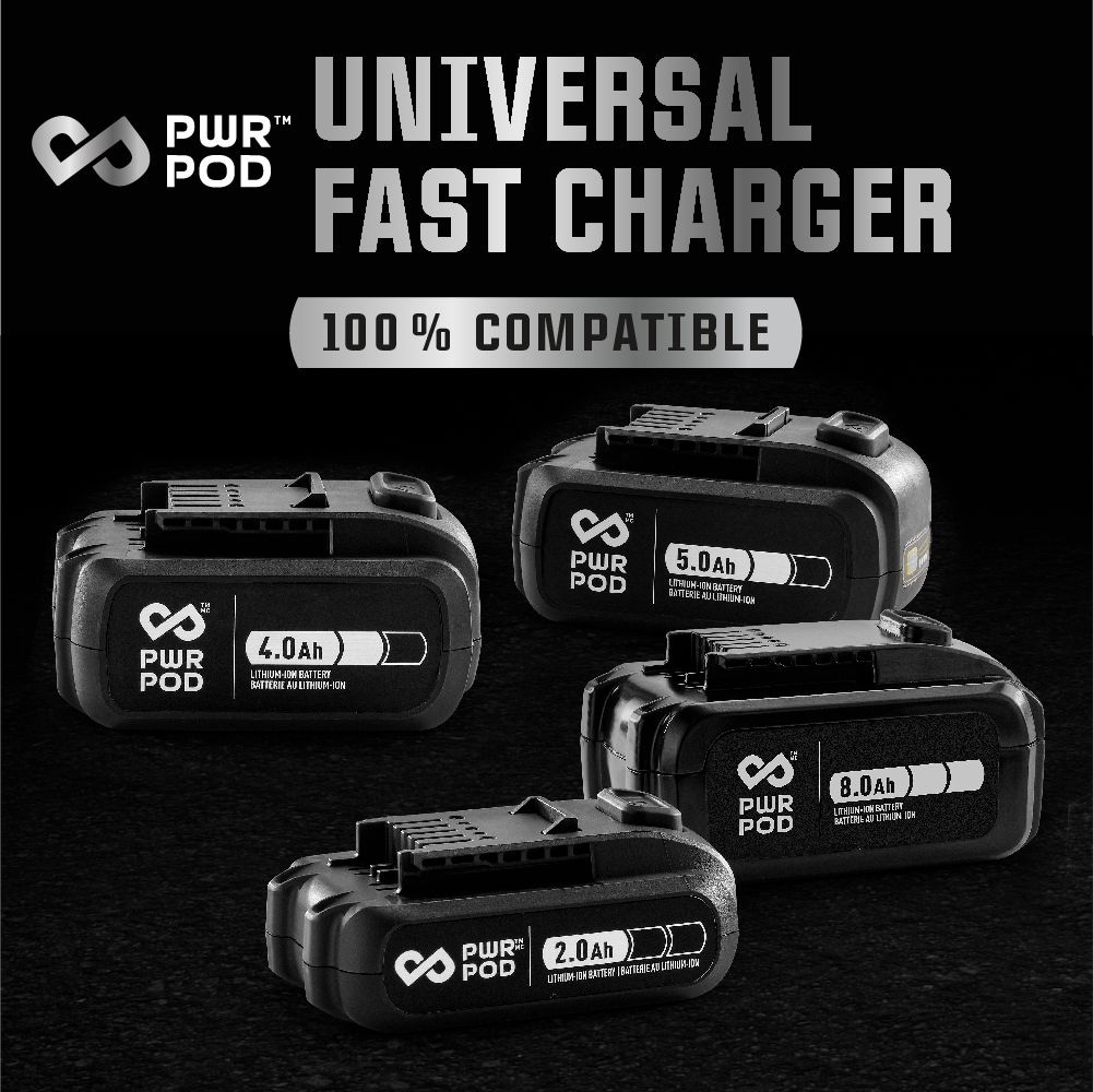 PWR POD 20V Battery Fast-Charger, 90W | Canadian Tire