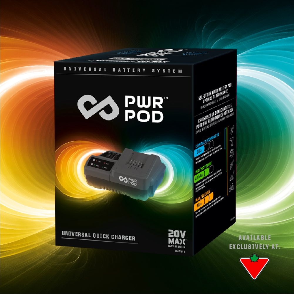 PWR POD 20V Battery Fast-Charger, 90W | Canadian Tire