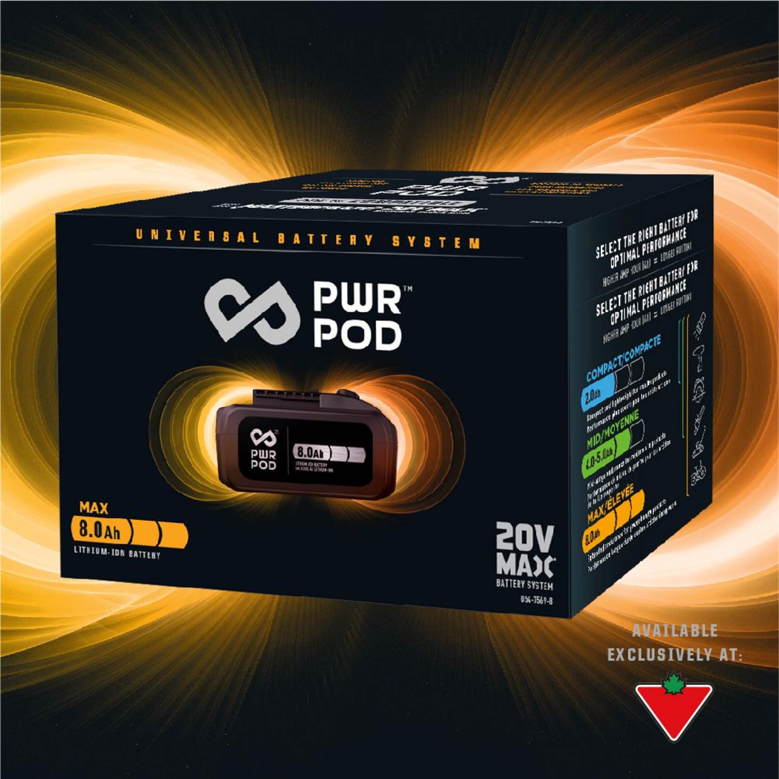 PWR POD 20V 8-Amp Battery | Canadian Tire
