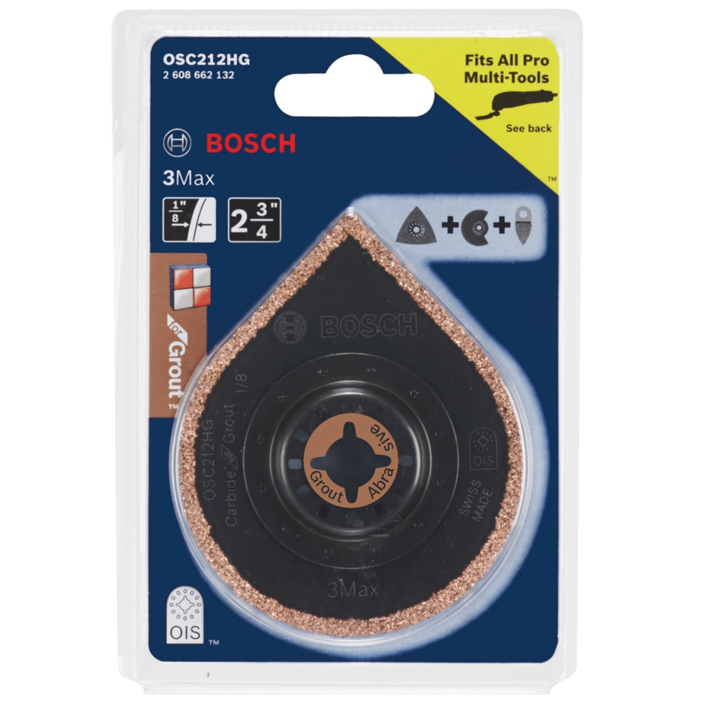 Bosch OSL234HG Oscillating Multi-Tool Starlock Hybrid Carbide Grout ...