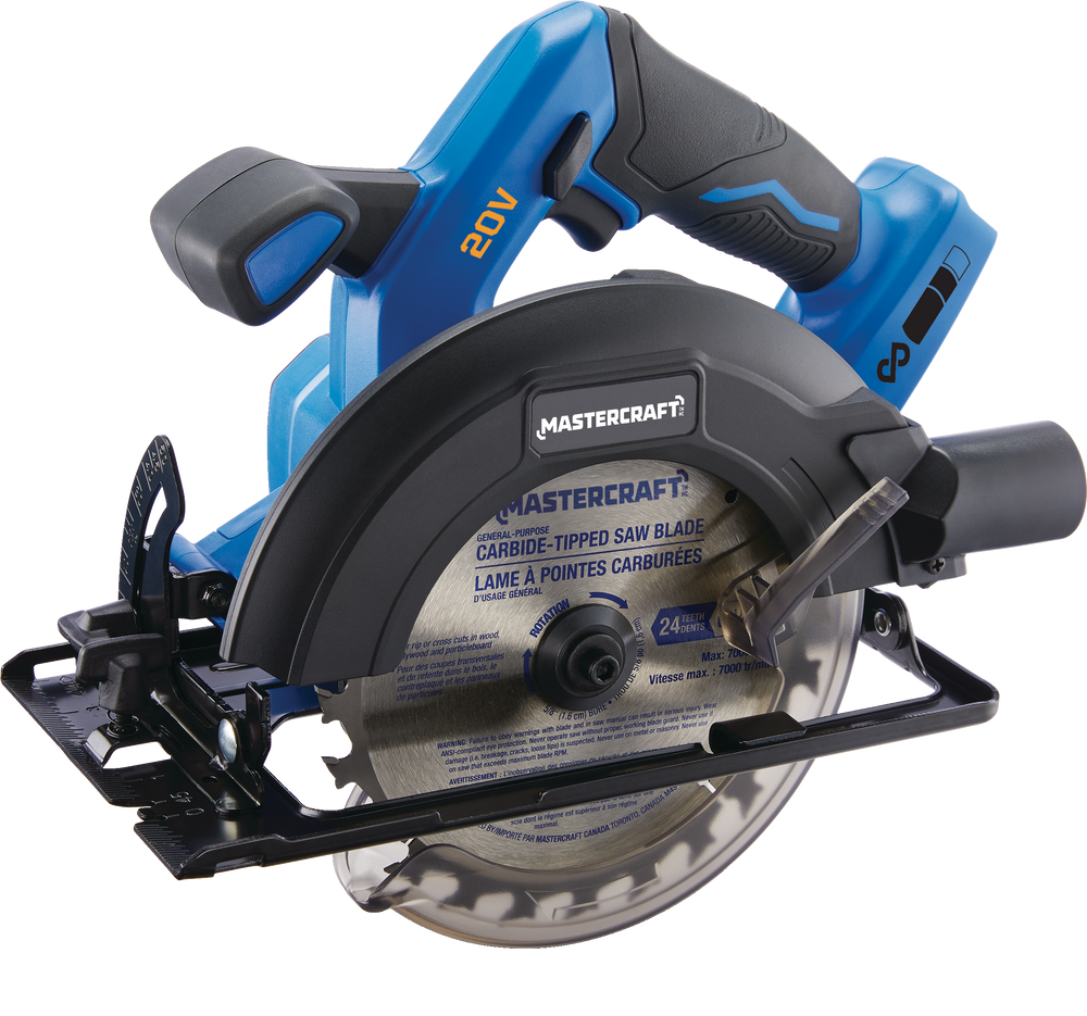 Mastercraft 20V Max Cordless Circular Saw With Carbide Tipped Blade 6