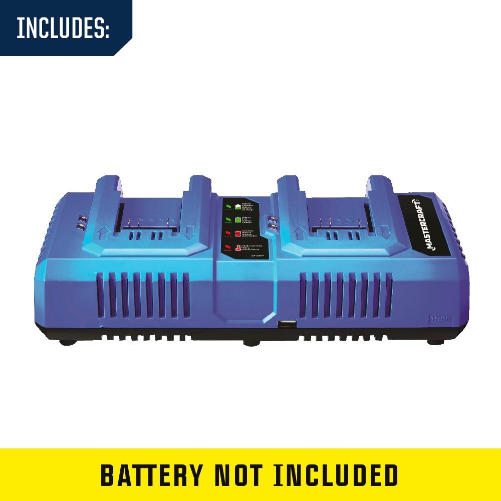 Mastercraft 20V Multi-Pack Dual Port Charger, Tool Only, PWR POD ...