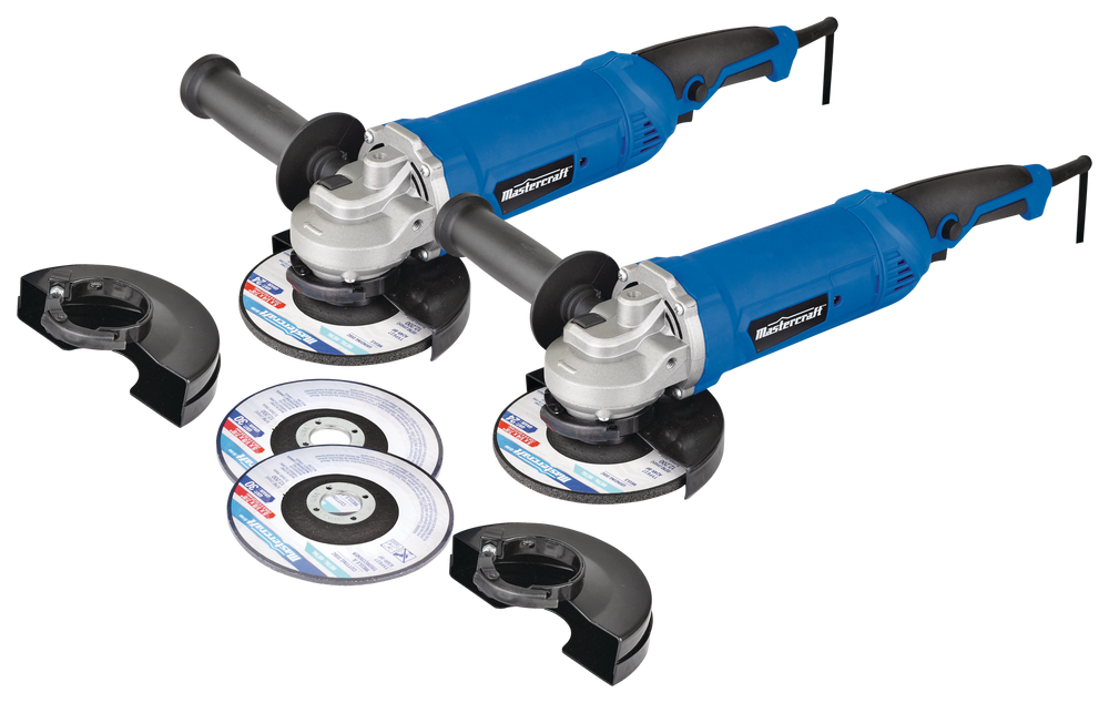 Mastercraft 9A Corded Rat Tail Angle Grinder with Auxiliary Handle ...