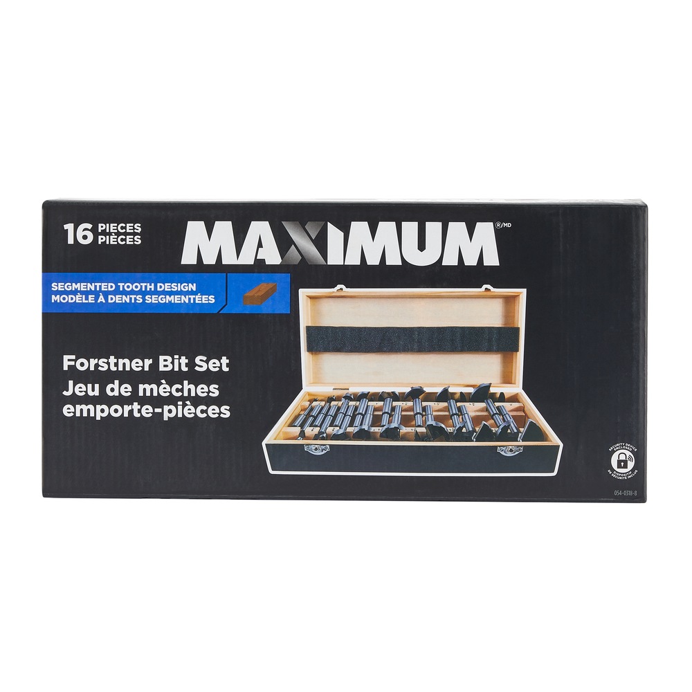 MAXIMUM Forstner Accessory Drill Bit Set, 16-pc | Canadian Tire