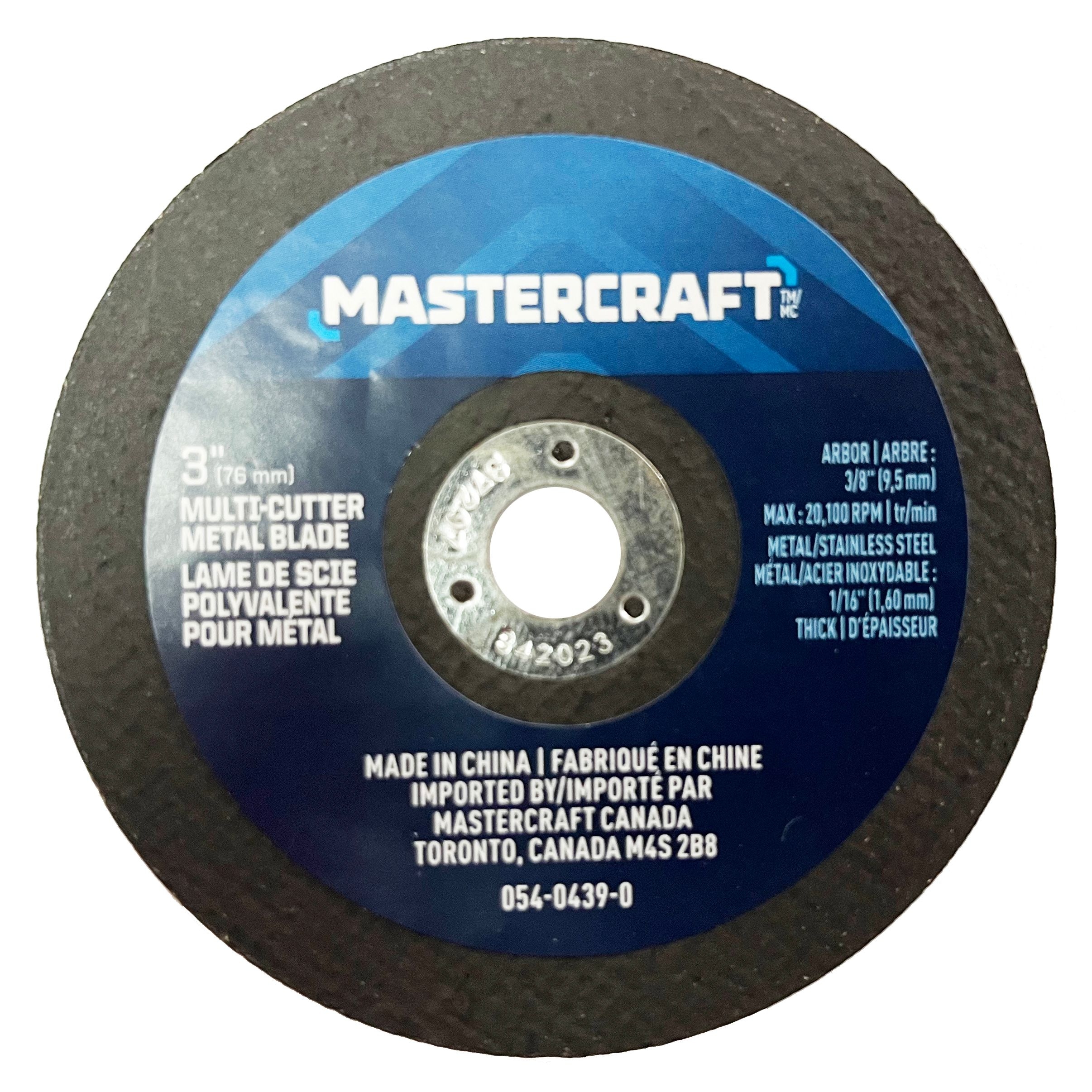 Mastercraft Multicutter Metal Blade, 3-in | Canadian Tire