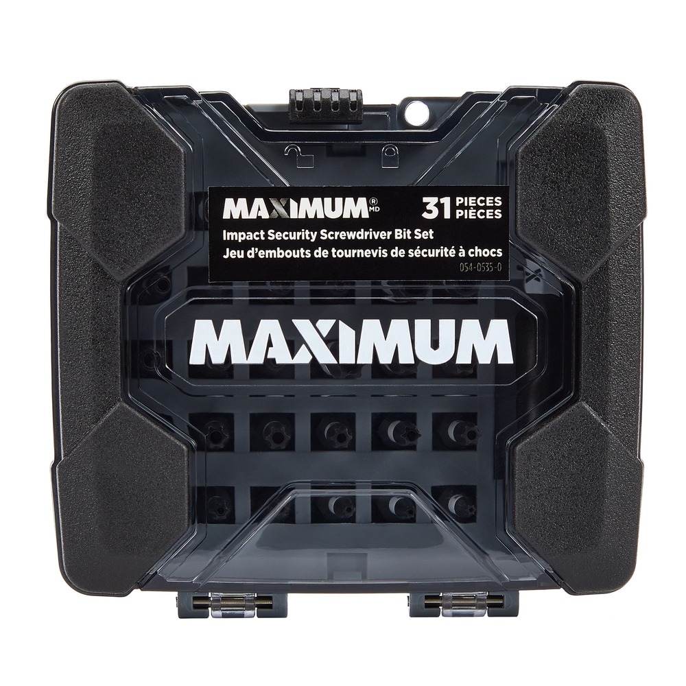 MAXIMUM Impact Security Magnetic Carbide Assorted Screwdriver & Drill ...