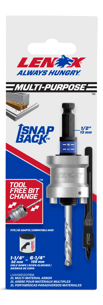 Lenox 1 to 1/4-6-in Quick Change Arbor, High-Speed Steel | Canadian Tire