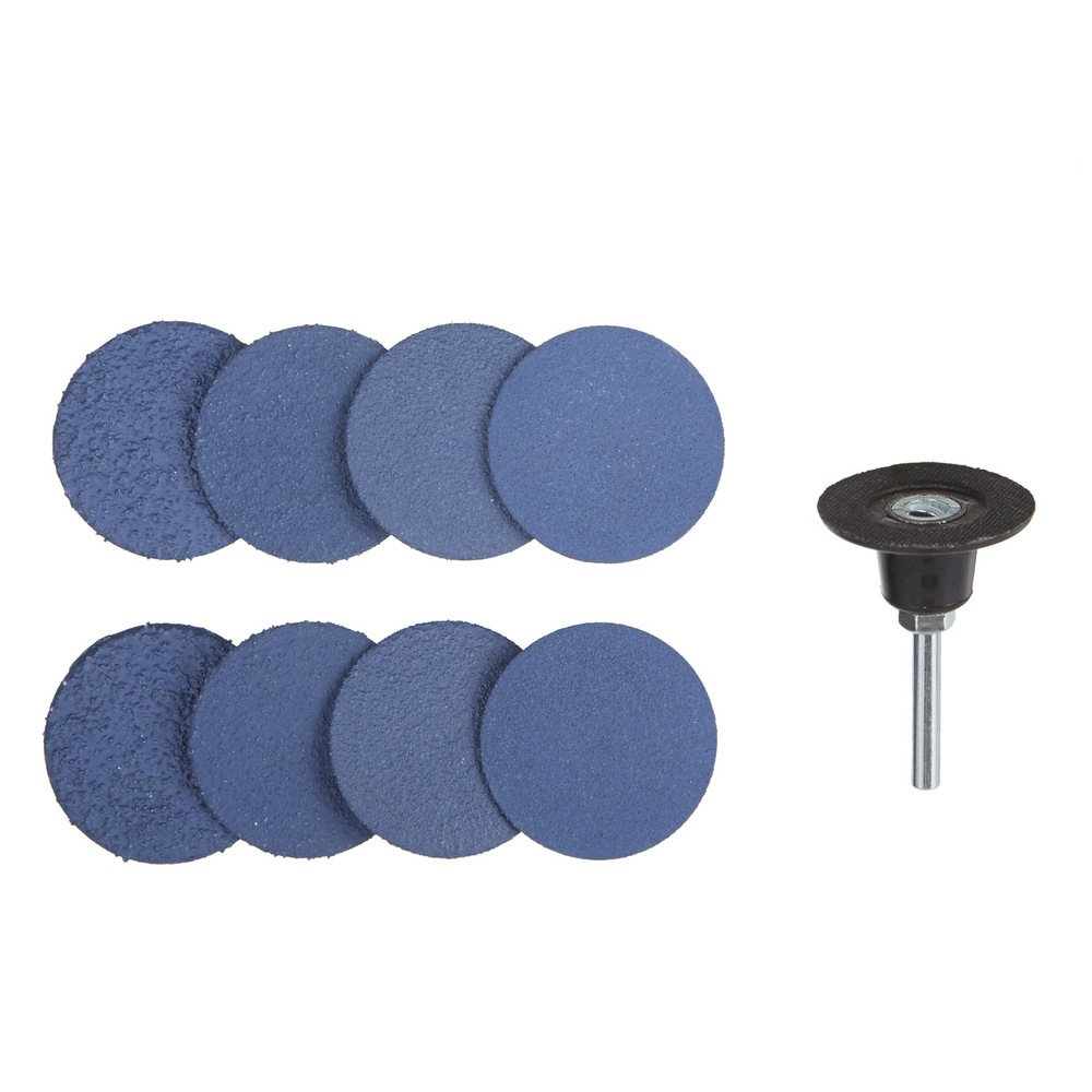 MAXIMUM 2-in Assorted Grit Mini Aluminum Grinding Wheel/Disc Set, 9-pc ...