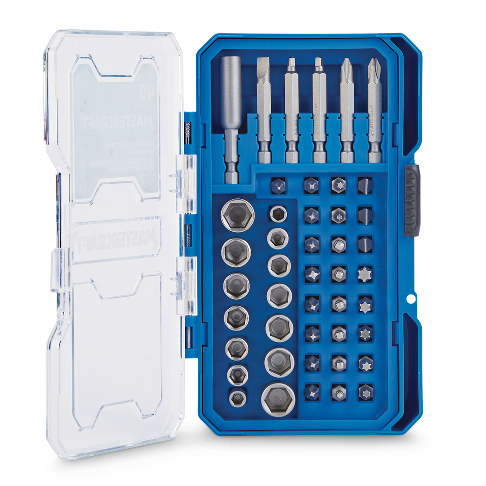 Mastercraft Magnetic Carbide Screwdriver Bit and Nut Driver Set for ...
