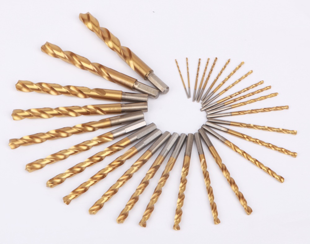 MAXIMUM Precision Point 7-edge Titanium Drill Bit Set for Wood, Metal ...