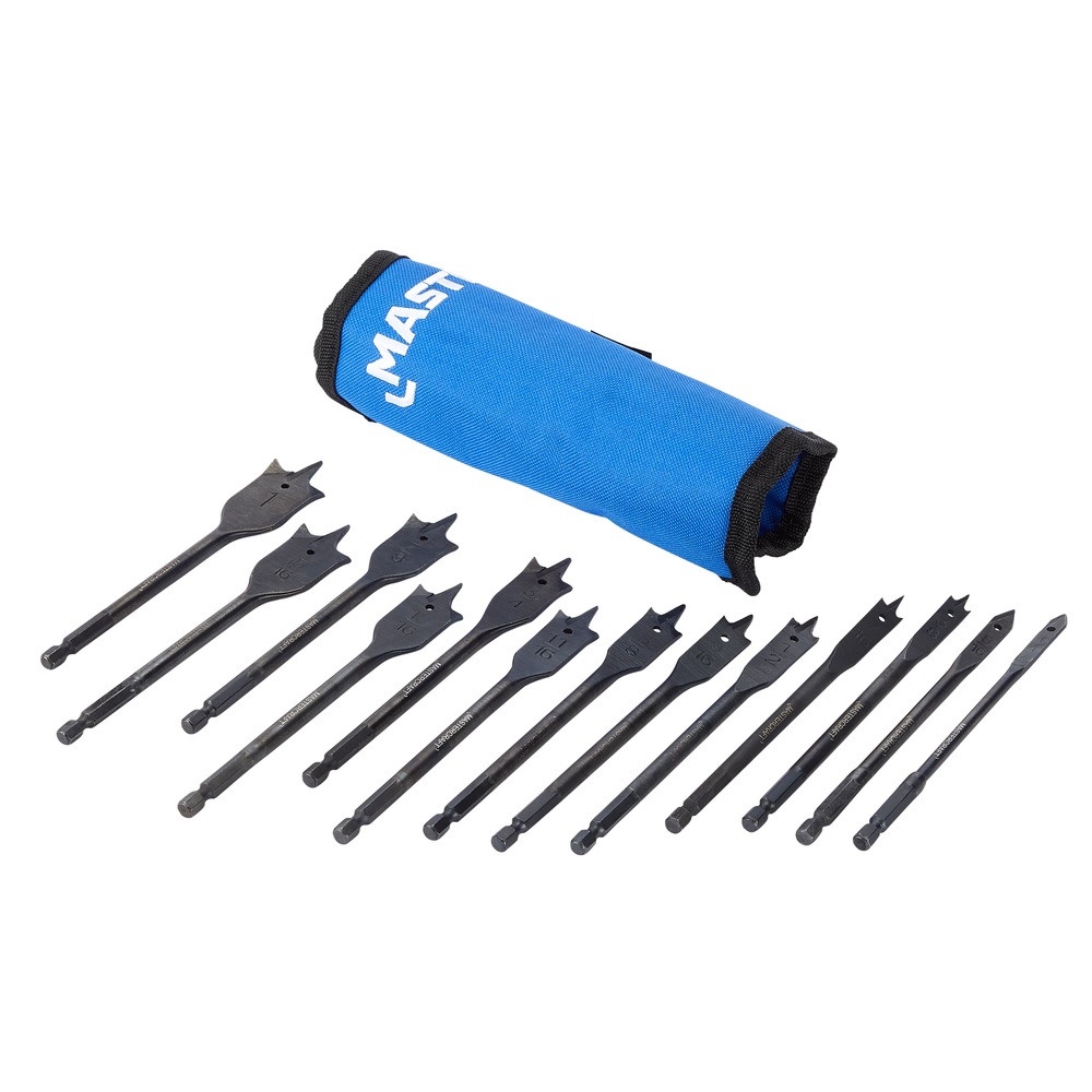 Mastercraft HCS Spade Drill Bit Set for Wood, 13-pc | Canadian Tire