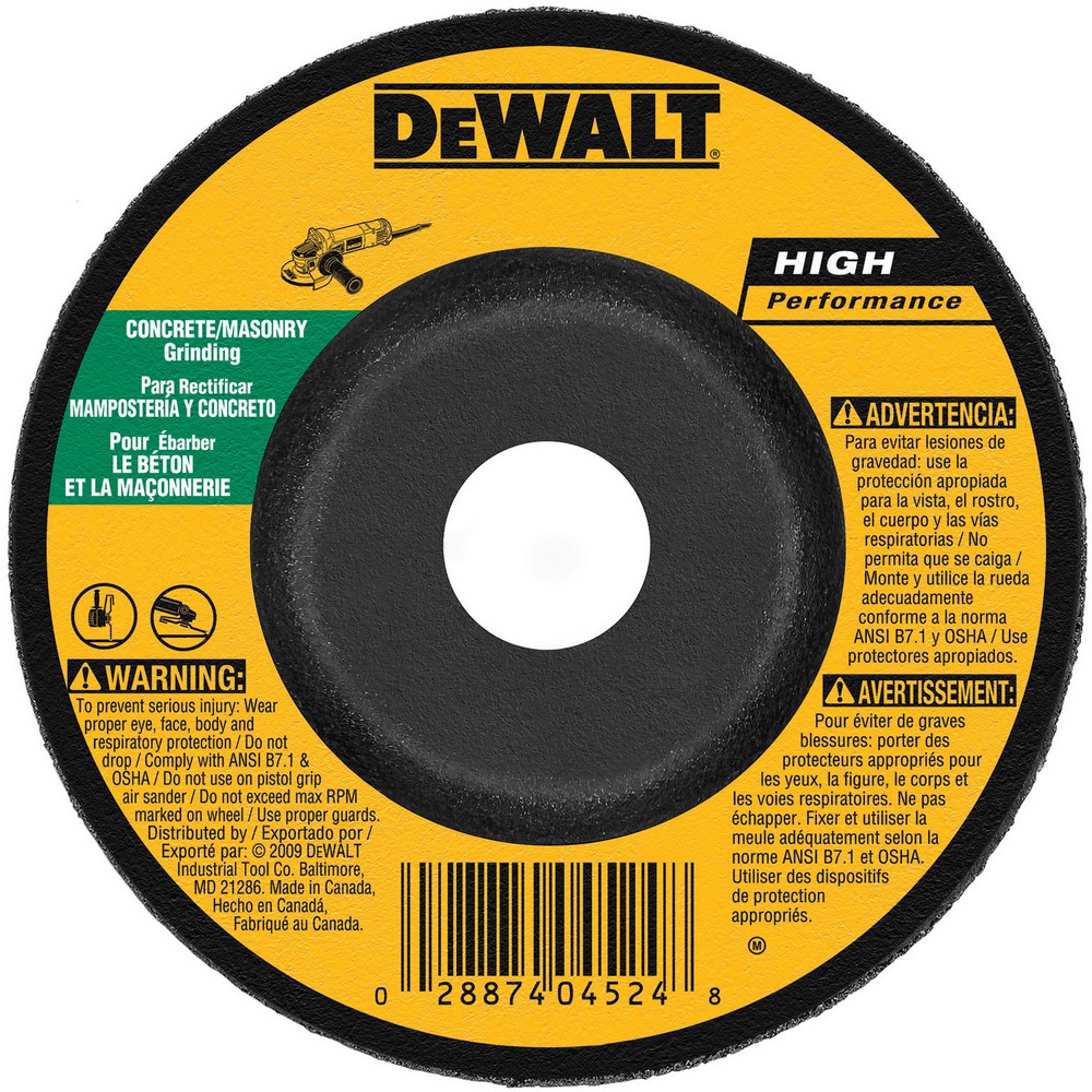 DEWALT Concrete Masonry Grinding Wheel 5 in Canadian Tire