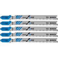 Bosch T503 Assorted TPI T-Shank Bi-Metal Jigsaw Blade Set for Wood, 3 ...