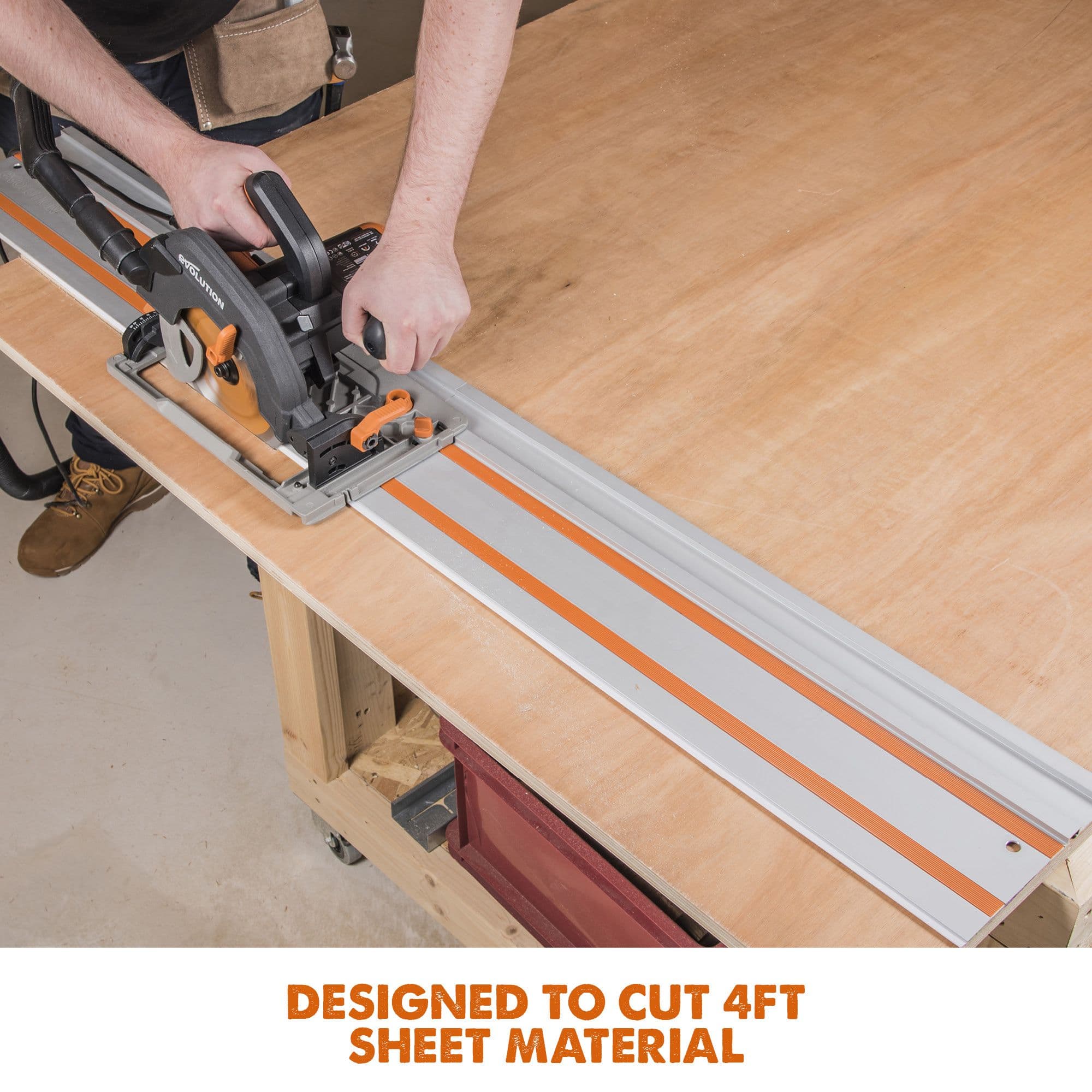 Evolution Saw Track 55 in Aluminum Guide Rails for Non Ferrous Metal Canadian Tire