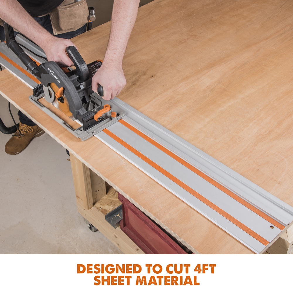 Evolution Saw Track 55-in Aluminum Guide Rails for Non-Ferrous Metal ...