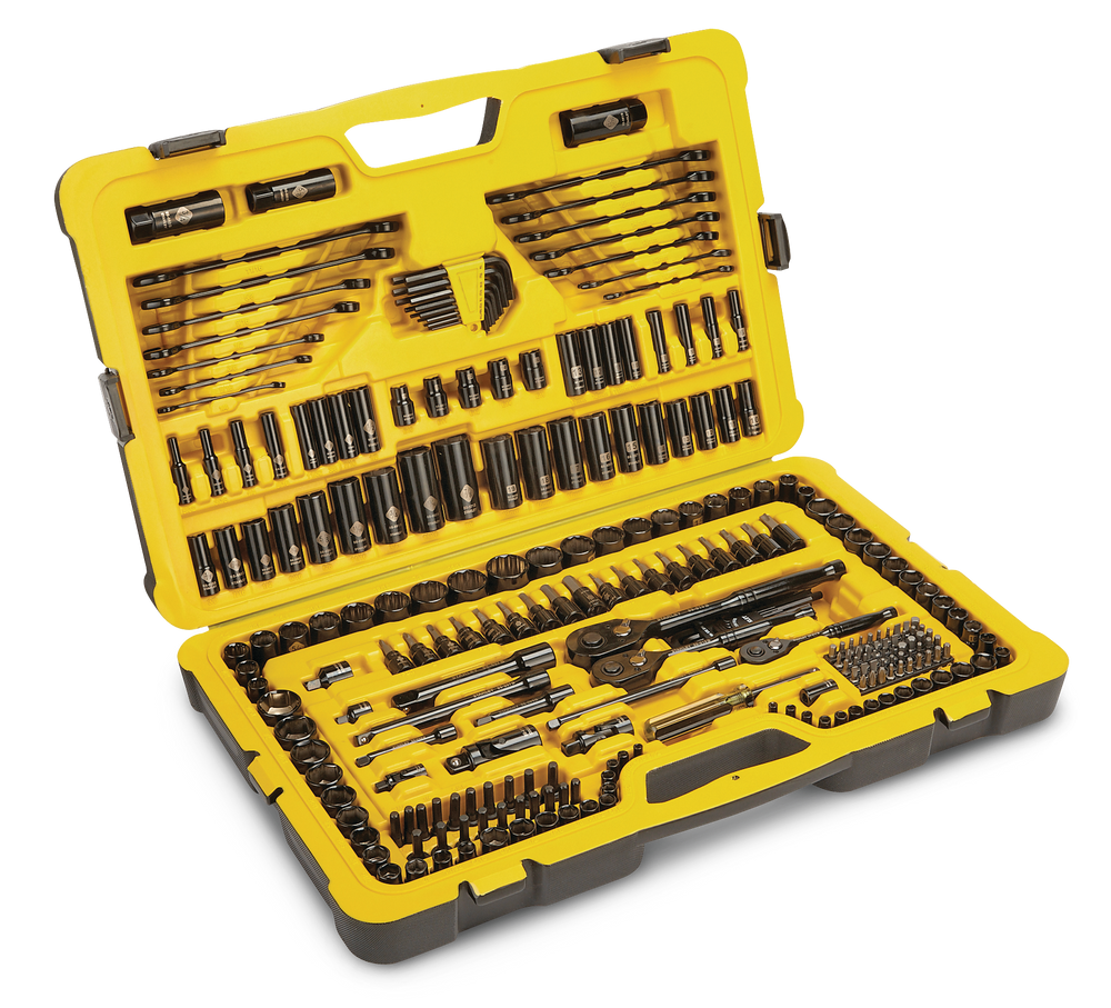 Stanley Professional Grade Black Chrome Socket Set, 274-pc, SAE/Metric ...