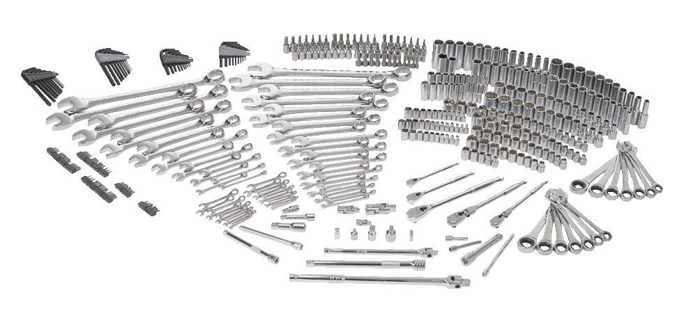 MAXIMUM Master Socket & Wrench Set, 500-pc, CRV, Nickel-Chrome Plating ...