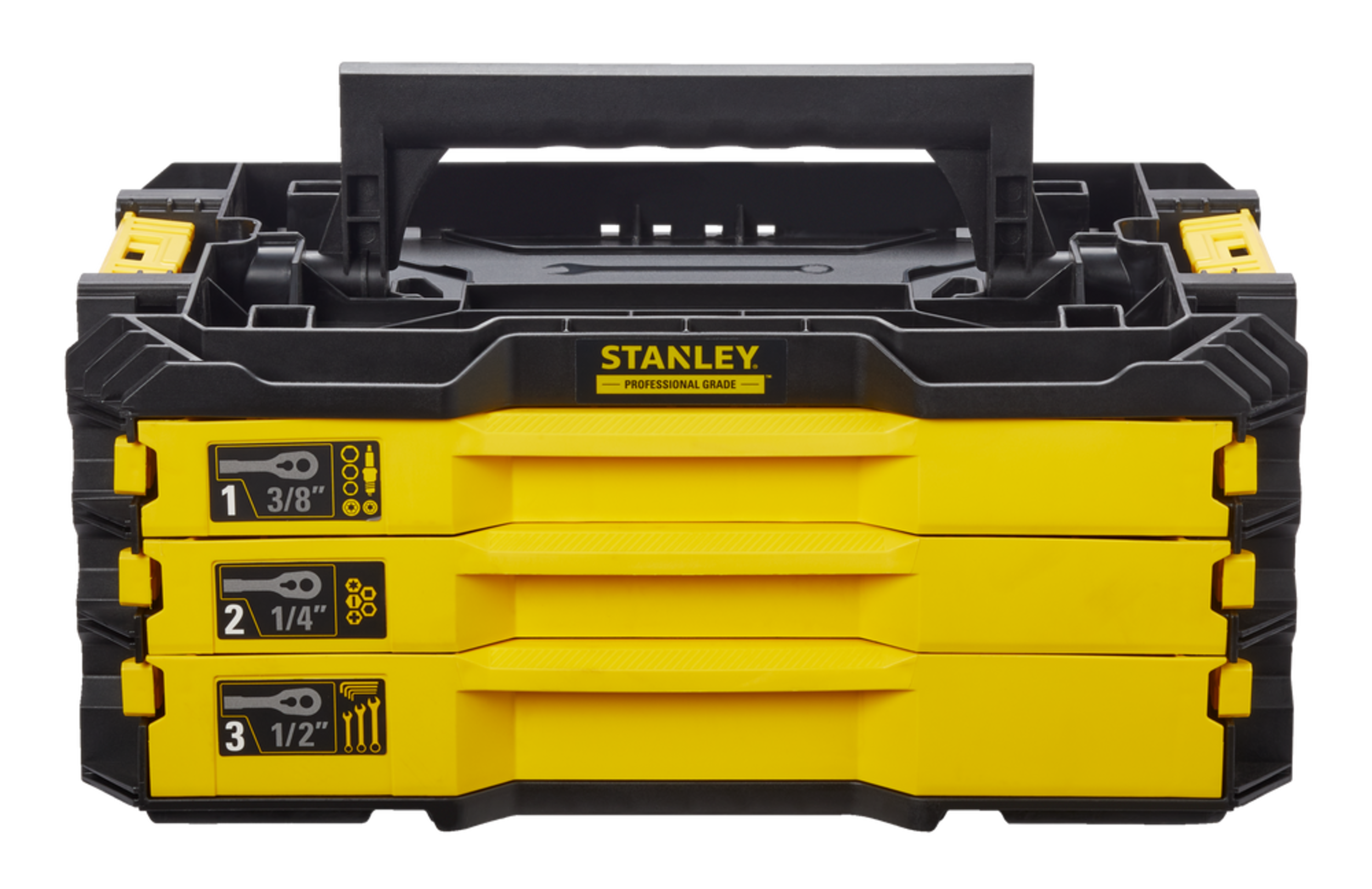 Stanley Professional Grade Black Chrome Socket Set, SAE/Metric, 236-pc ...