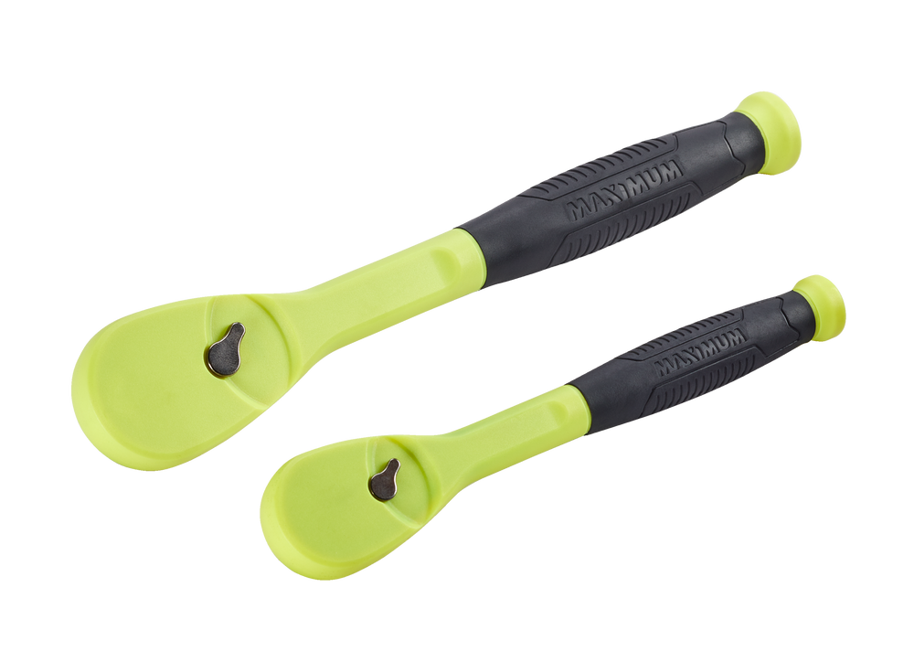 MAXIMUM 90-Tooth High Visibility Encapsulated Ratchet Set, 2-pc ...