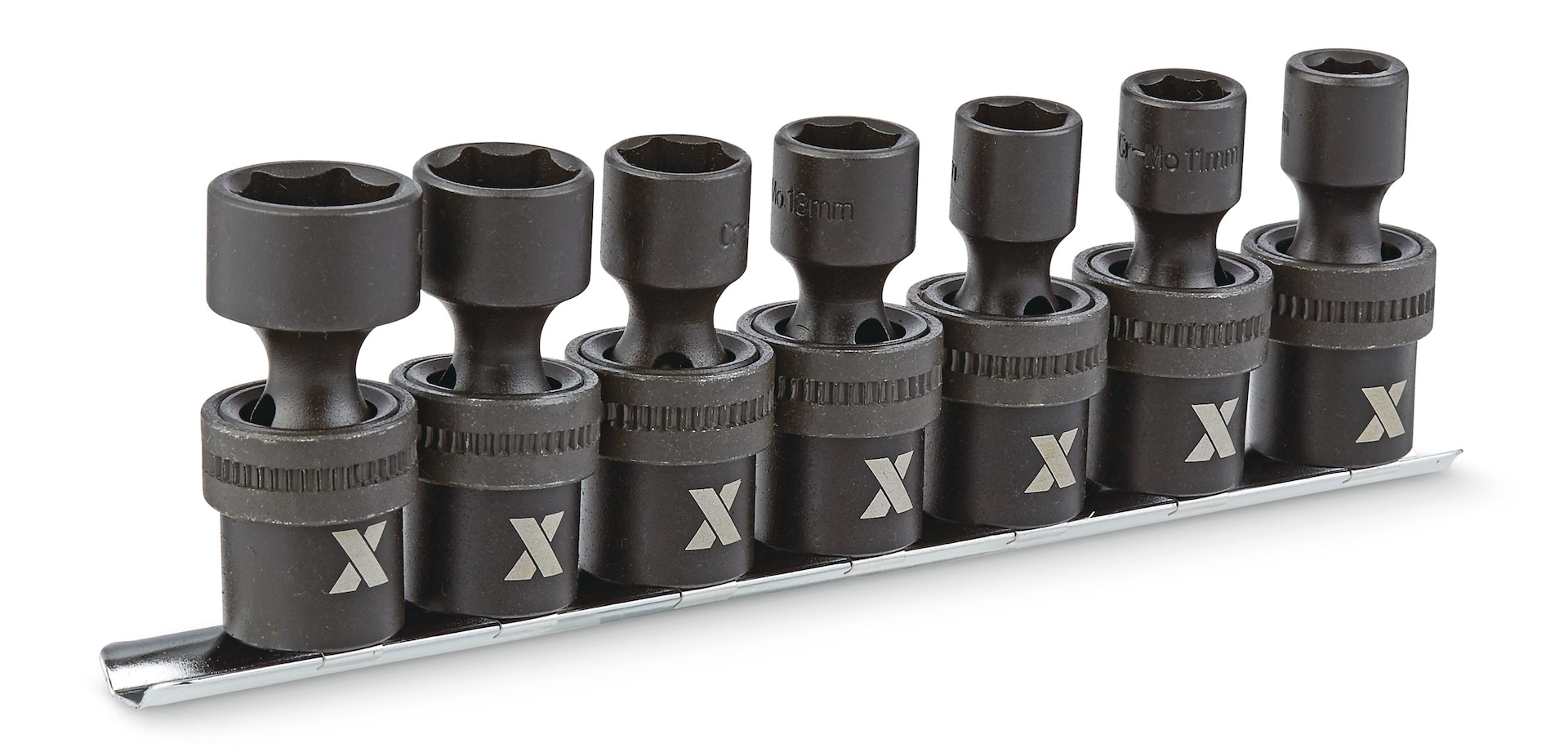 MAXIMUM 3/8-in Drive Swivel Impact Socket Set, 7-pc, Metric, CRMO ...
