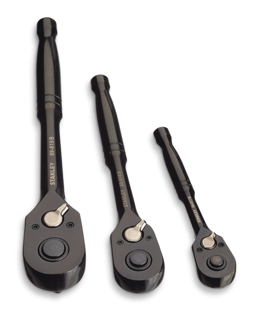Stanley Professional Grade Black Chrome Ratchet Set, 3-pc | Canadian Tire