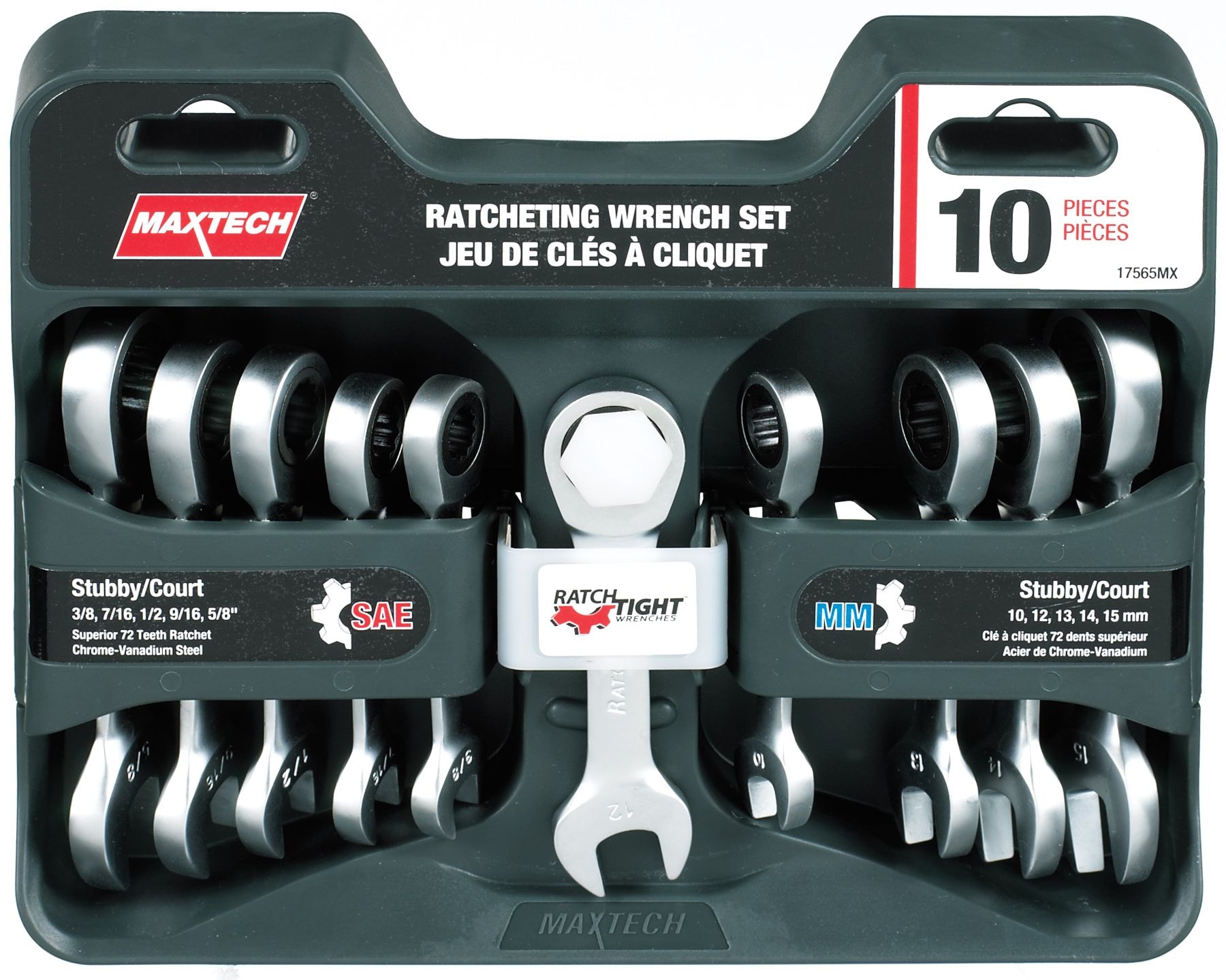 Maxtech Ratcheting Wrench Set, 10-pc | Canadian Tire