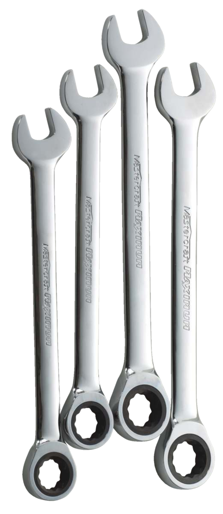 MAXIMUM Professional Grade Extra-Large Ratcheting Wrench Set, 4-pc ...