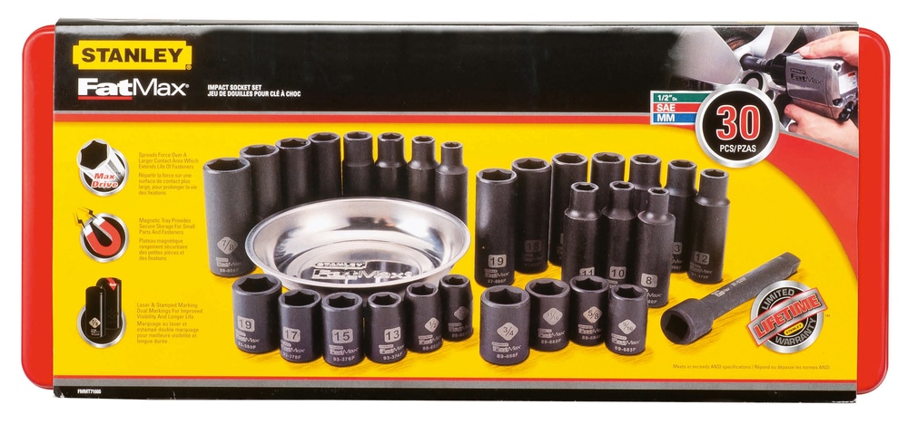 Stanley FatMax Professional Impact Socket Set, 30-pc | Canadian Tire