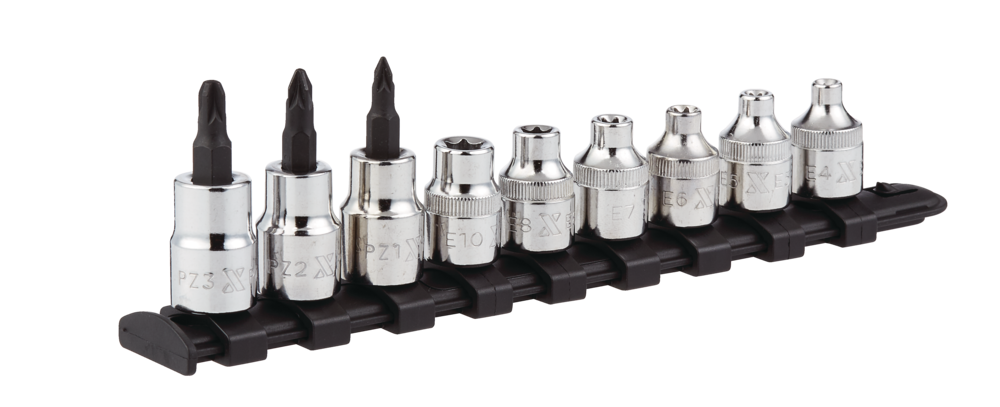 MAXIMUM Pozi & E-Torx® Bit Socket Set, 9-pc | Canadian Tire