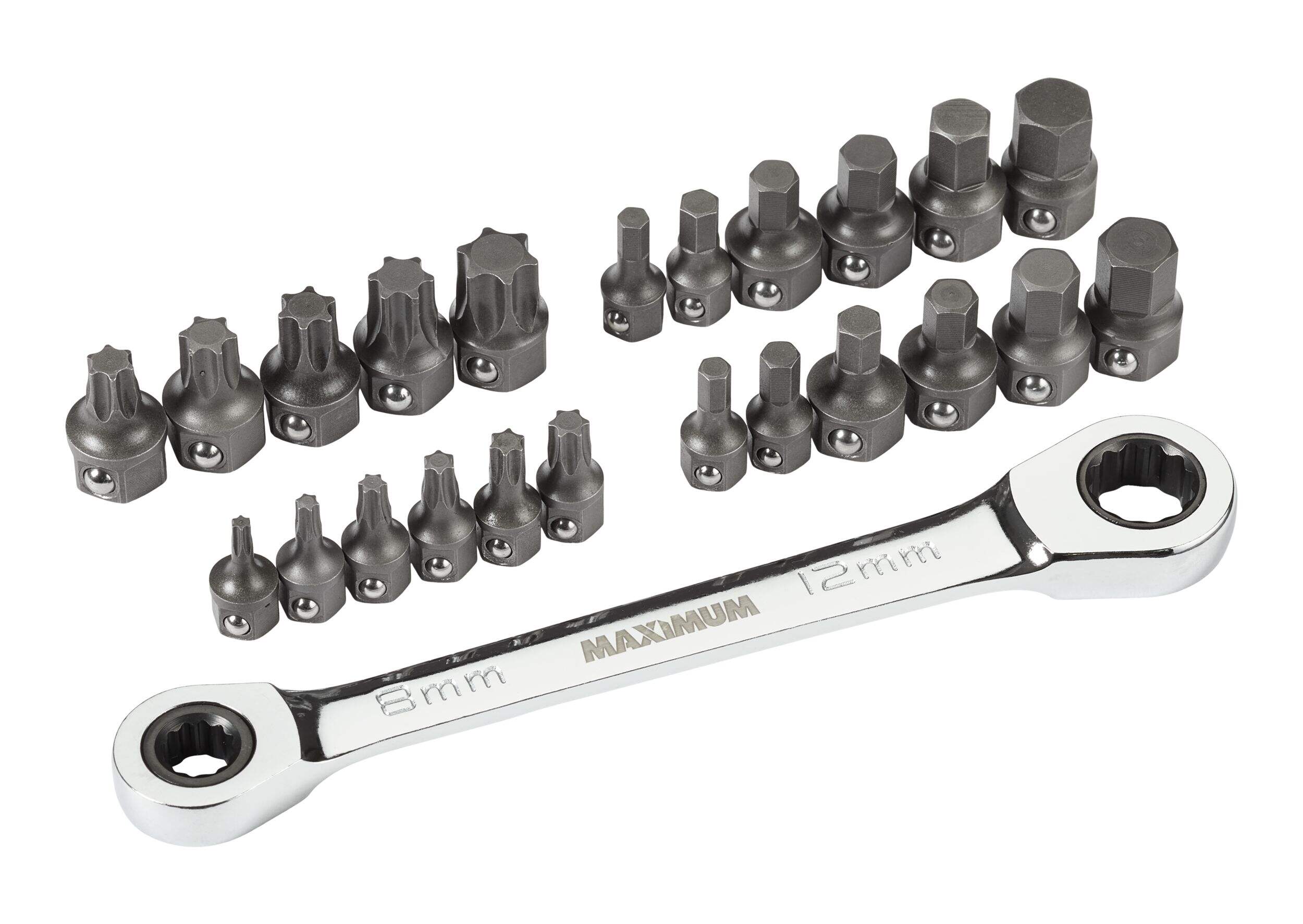 MAXIMUM Ratcheting Bit Wrench Set, 24-pc | Canadian Tire