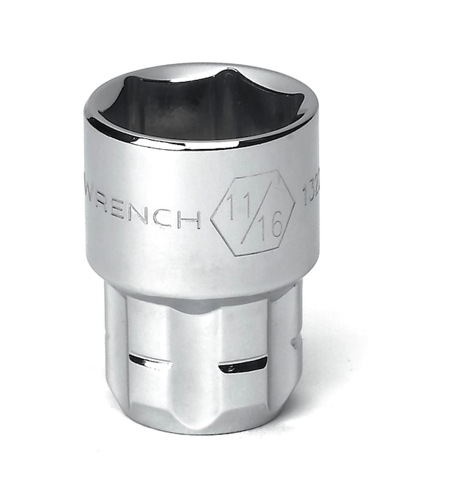 GearWrench Pass-Thru™ 3/8-in Drive Socket Set 23-pc, SAE/Metric ...