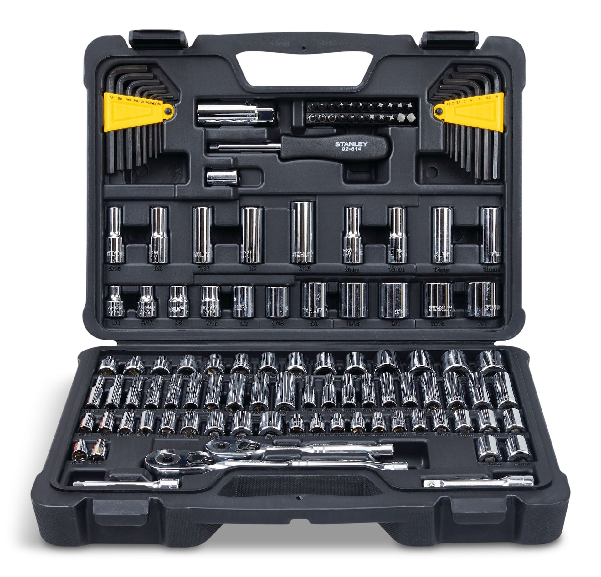 Stanley 123 Piece Chrome Drive Socket Set | Canadian Tire
