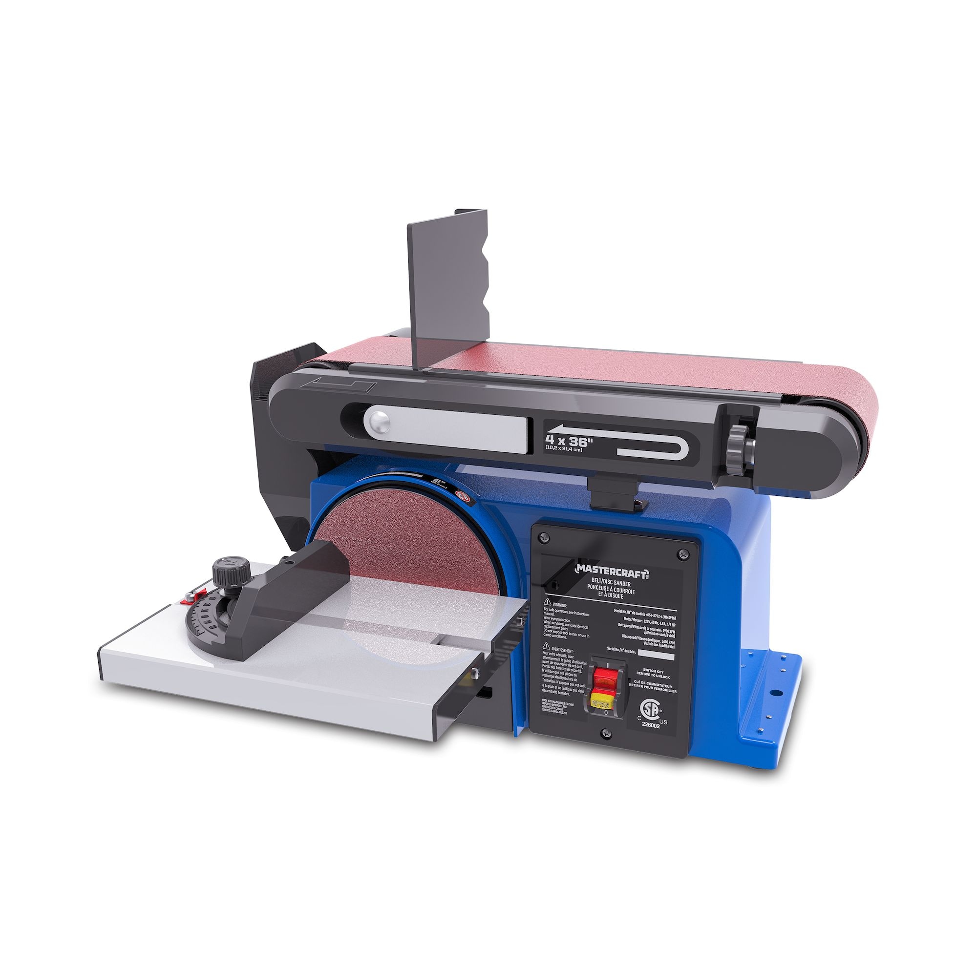 Mastercraft Belt/Disc Sander | Canadian Tire