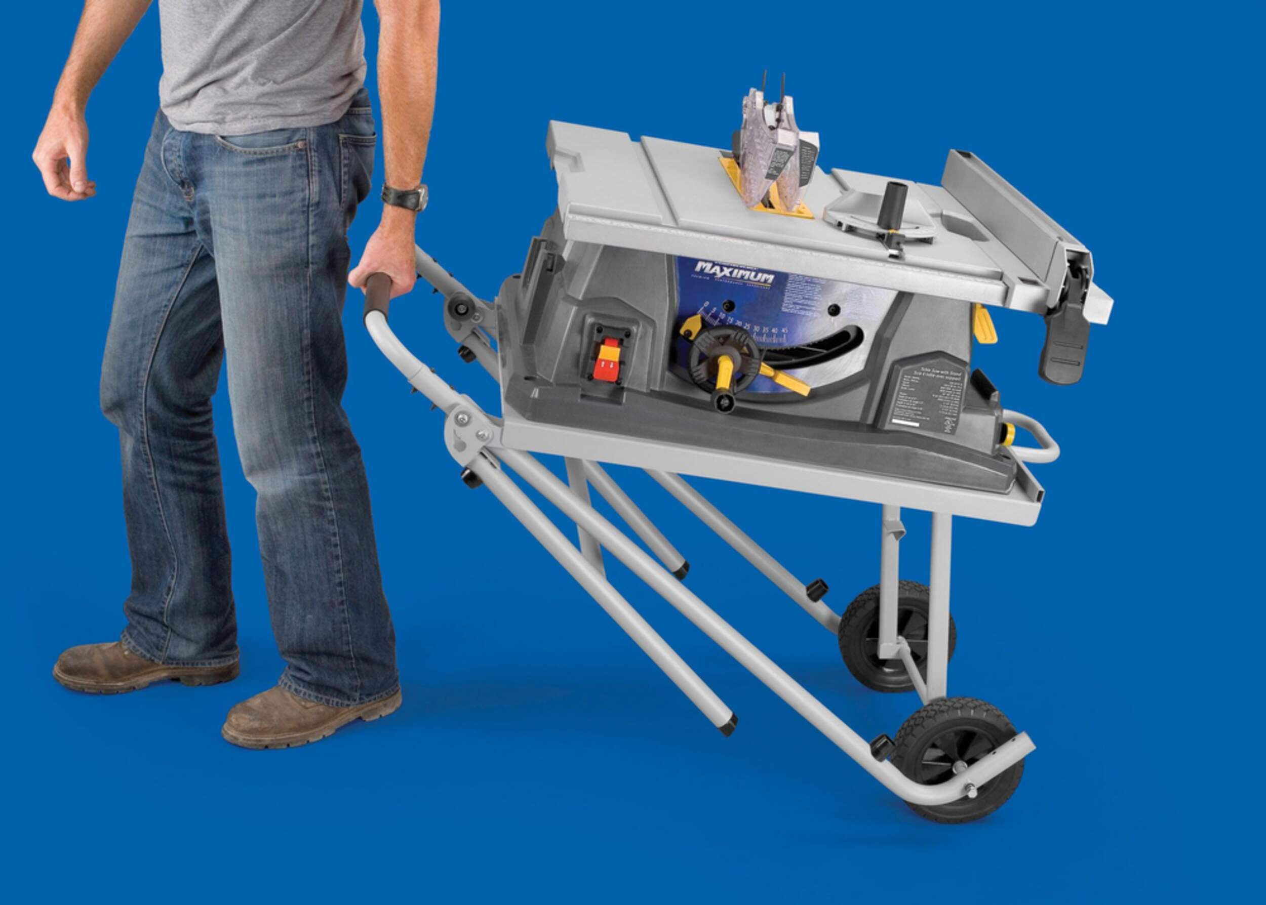 Mastercraft Maximum 15A Table Saw with Stand, 10-in | Canadian Tire